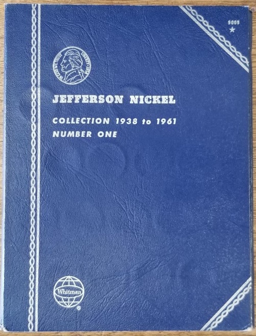 Jefferson Nickel Collection 1938 to 1961, Number One — Blue Book — 23 ...