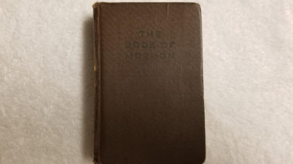 1943 — Book of Mormon — Small Brown Cloth Military Edition – Eborn Books