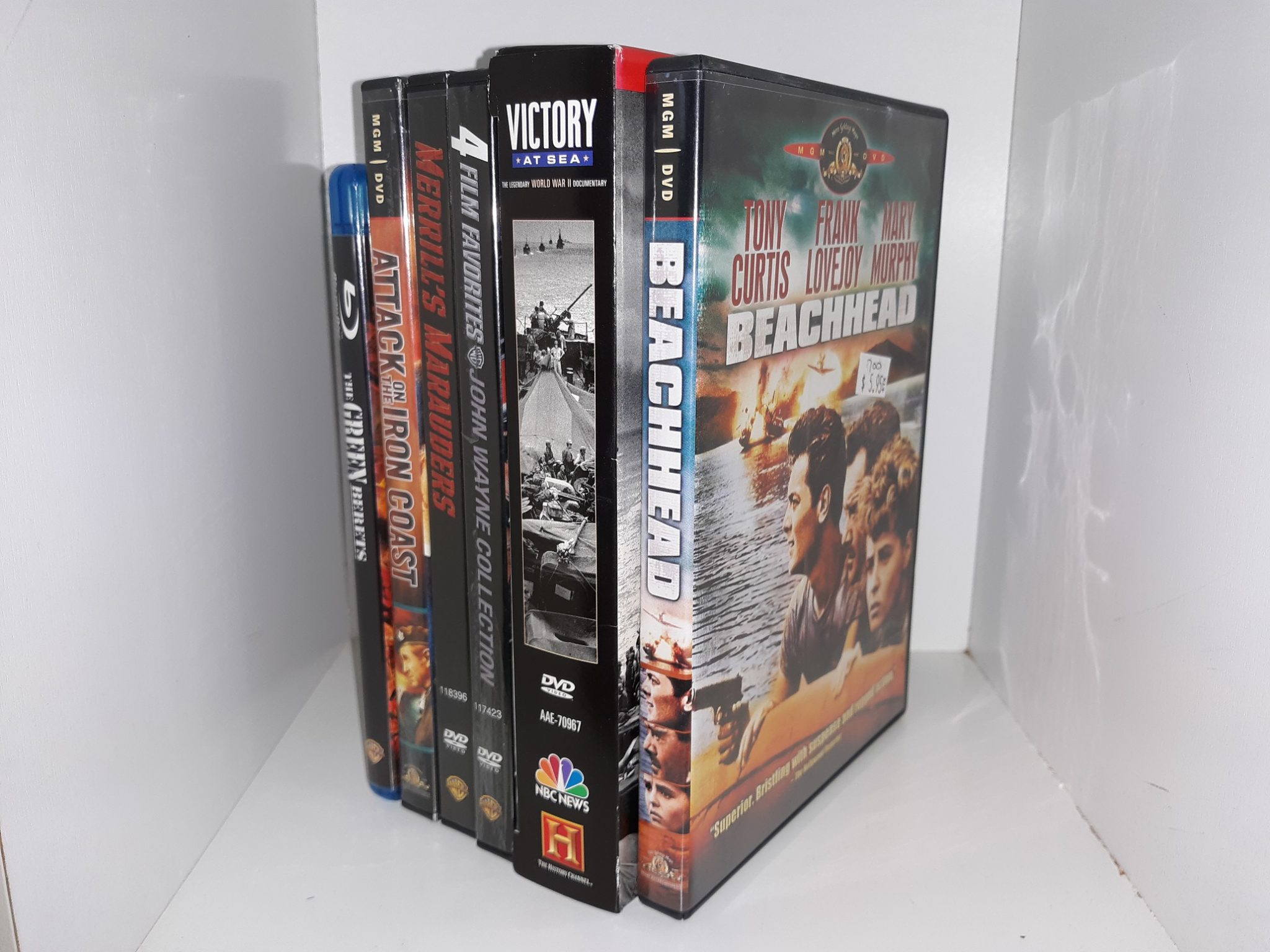 6 Sets of DVDs and Blu-Rays on War (See Details) – Eborn Books