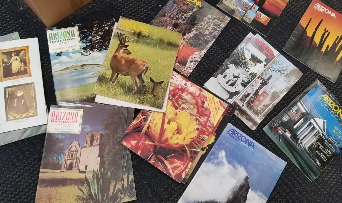 Box — Arizona Highways Magazines — Dated From 1960 to 1990 — 24 Issues ...