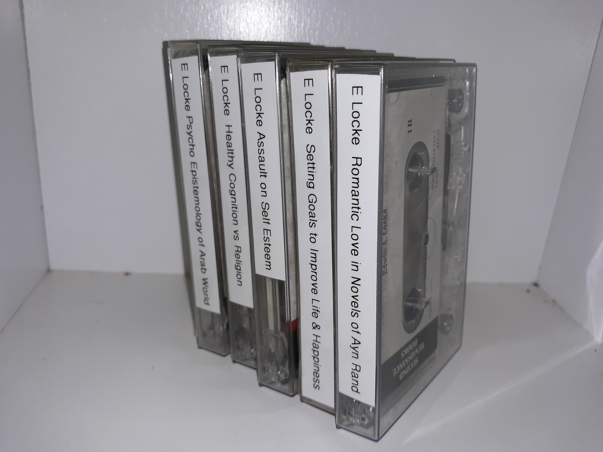 5 Books on Audio Cassettes by Edwin A. Locke (See Details) - Eborn Books