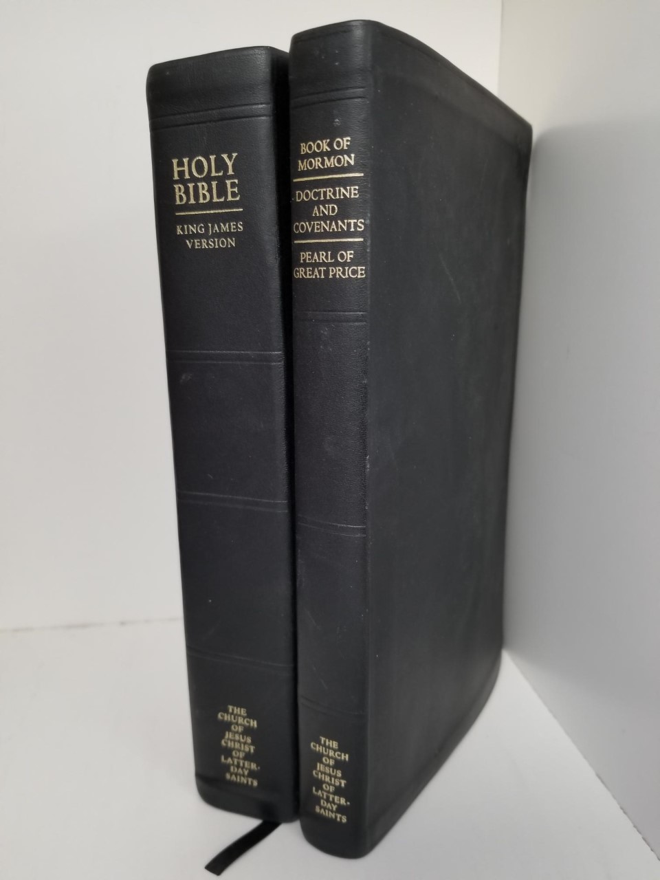 2013 — Holy Bible / Triple Combination — Black Bendable Leather ...