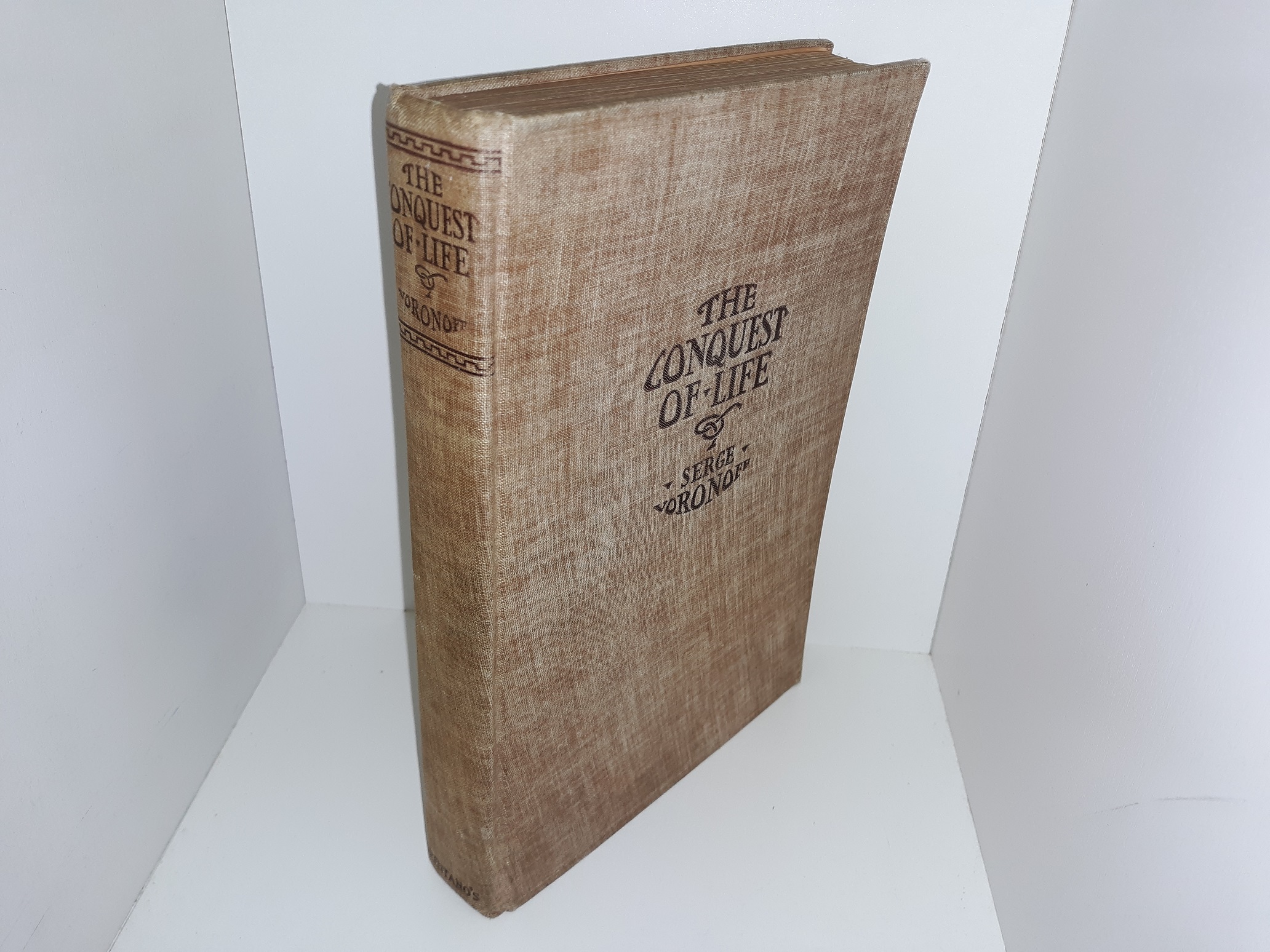 The Conquest of Life (1928) ~ by Dr. Serge Voronoff, M.D., Translated ...