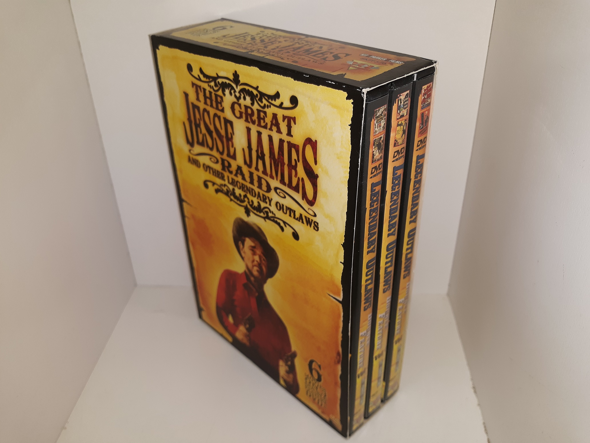 The Great Jesse James Raid and Other Legendary Outlaws (Set of 3 DVDs w ...