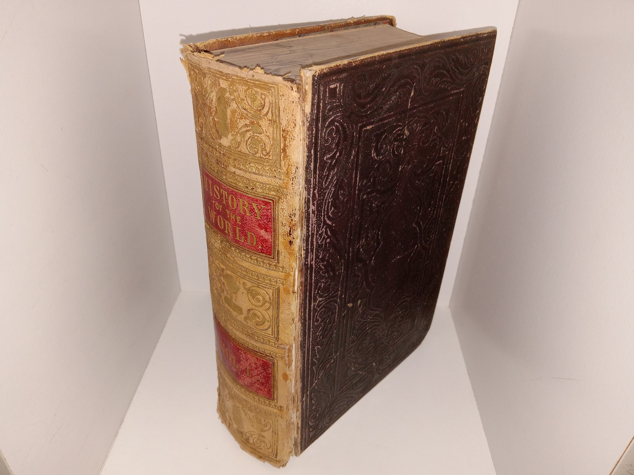 History of the World: Vol. 1 w/ Included Map (1852) ~ by Samuel Maunder ...