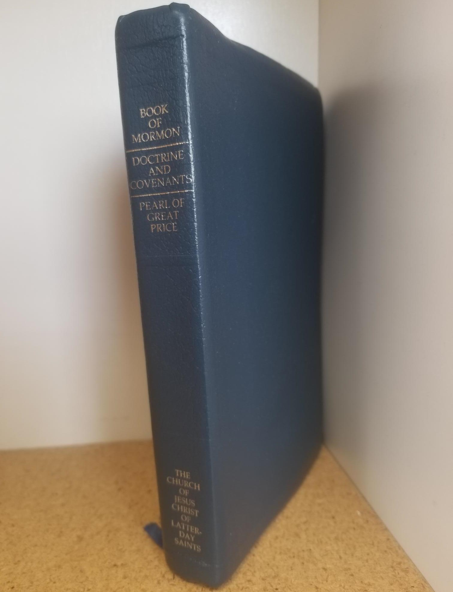 2002 - Triple Combination - Blue Bendable Vinyl Binding - Eborn Books