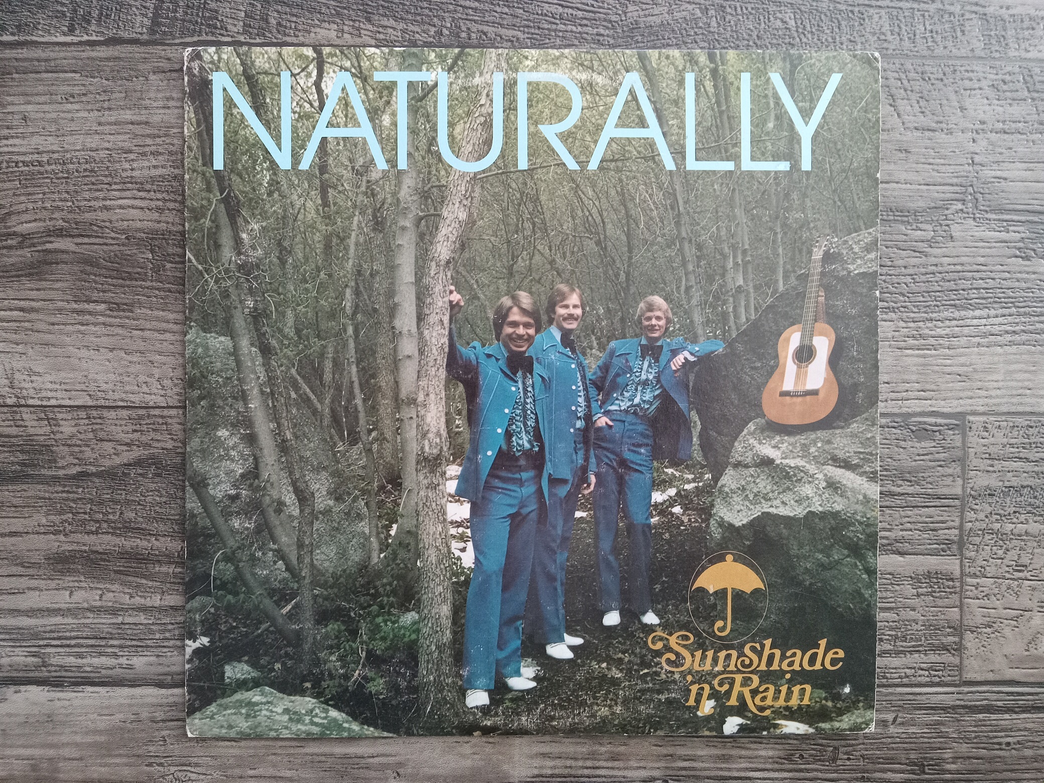 Naturally (1 Vinyl Record) (w/ Signatures from All Three Band Members) (1975) ~ by Sun Shade ‘N ...