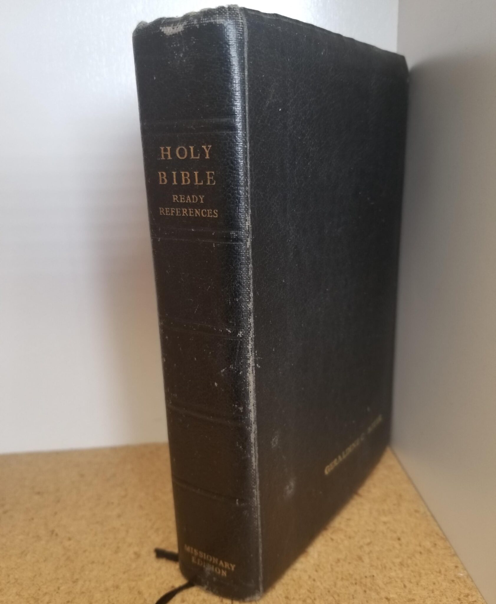 1973 — Holy Bible with Ready References — Missionary Edition — Black ...