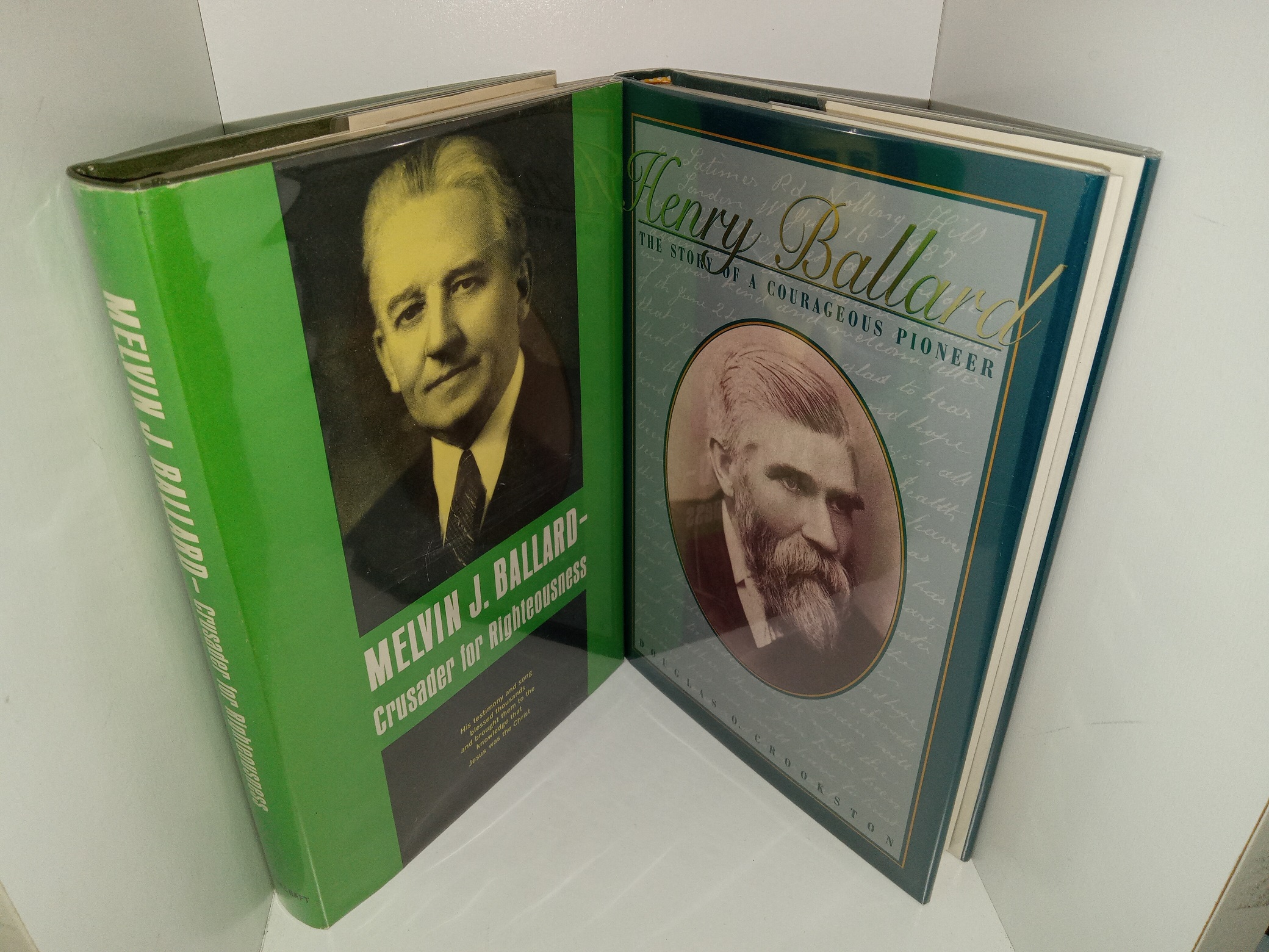 2 LDS Books: Melvin J. Ballard-Crusader for Righteousness / Henry ...