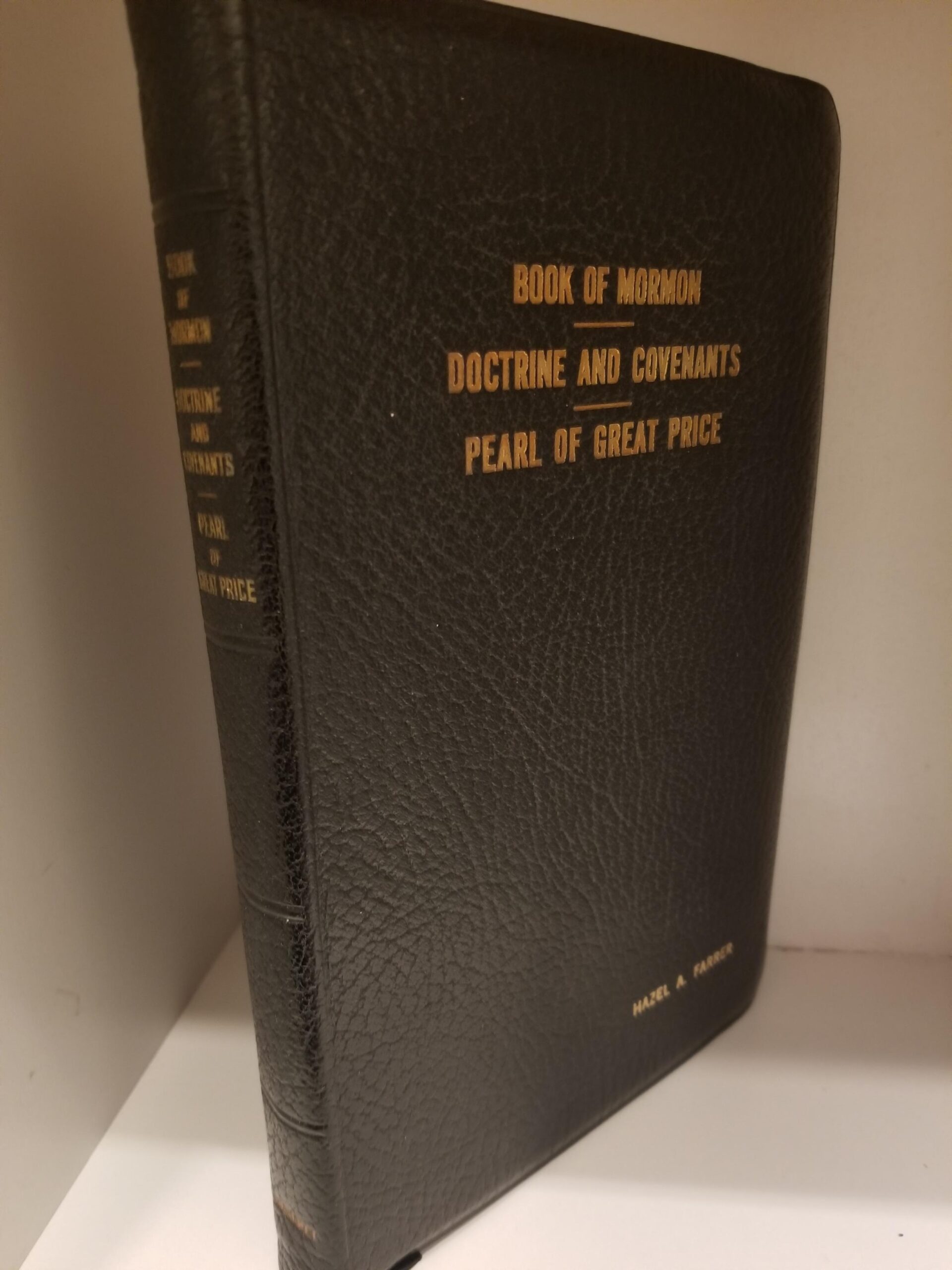 1964 - Triple Combination - Black Bendable Leather Binding - Eborn Books