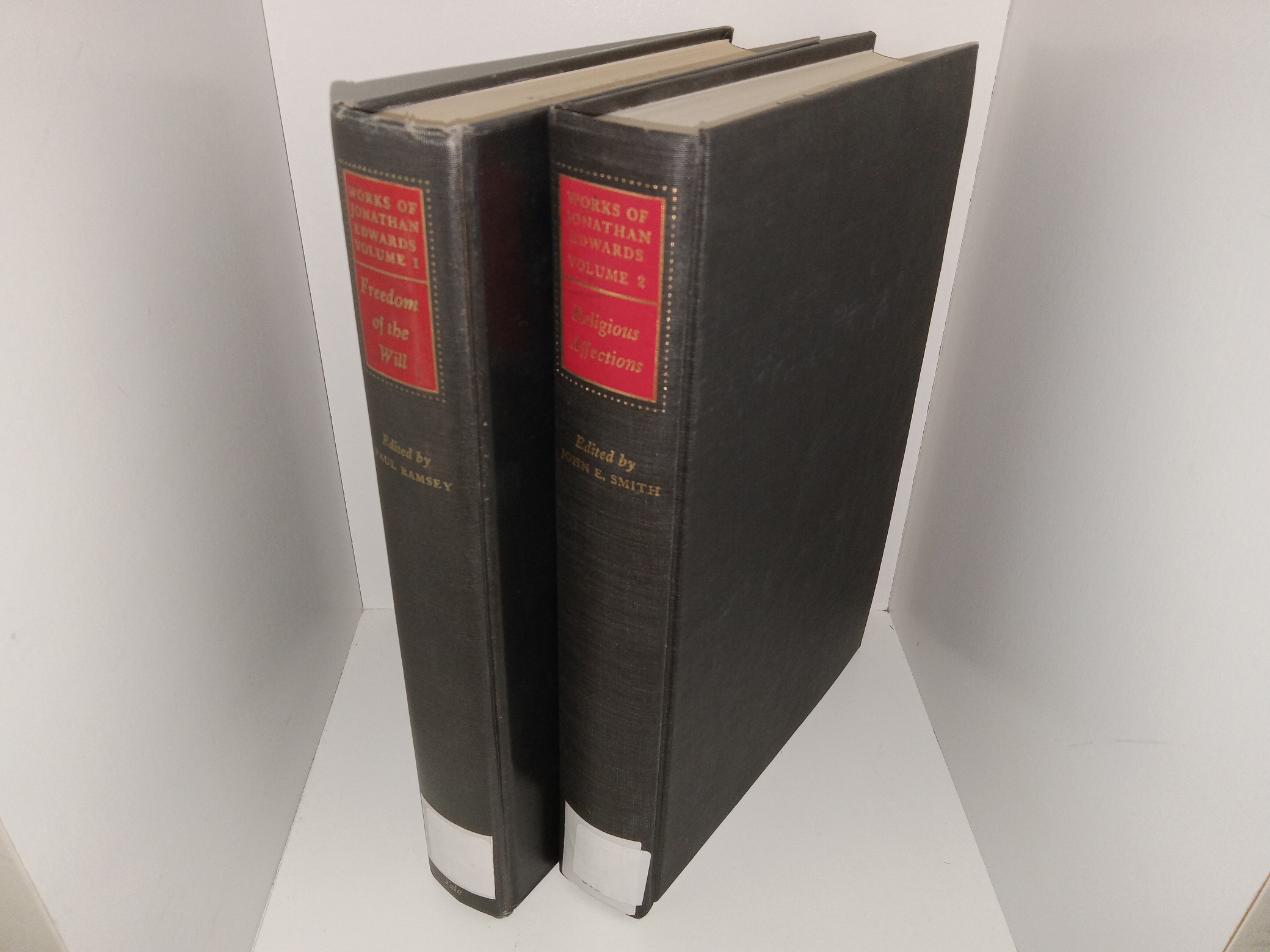 Works of Jonathan Edwards 2 Vol. Set (Ex-Library) (1962) ~ Edited by ...