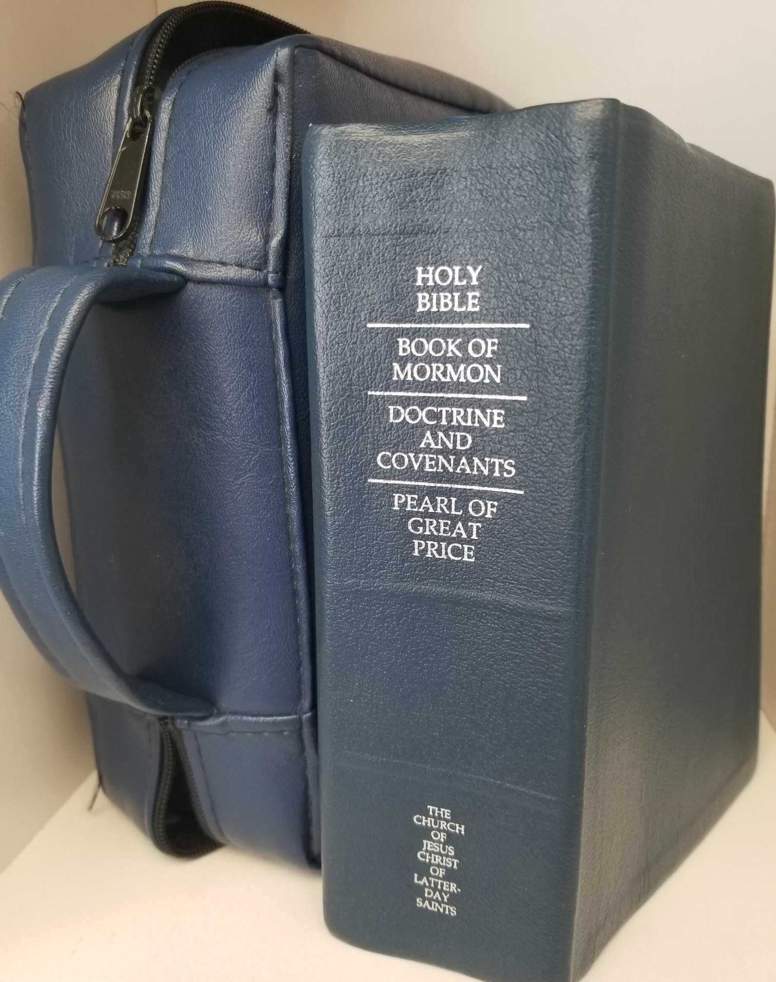 2003 — Quadruple Combination — Blue Leather Binding, with Zipper Case ...