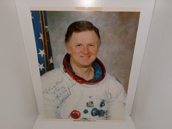 Photograph of LDS Astronaut Don Lind (Signed & Inscribed by Don Lind ...