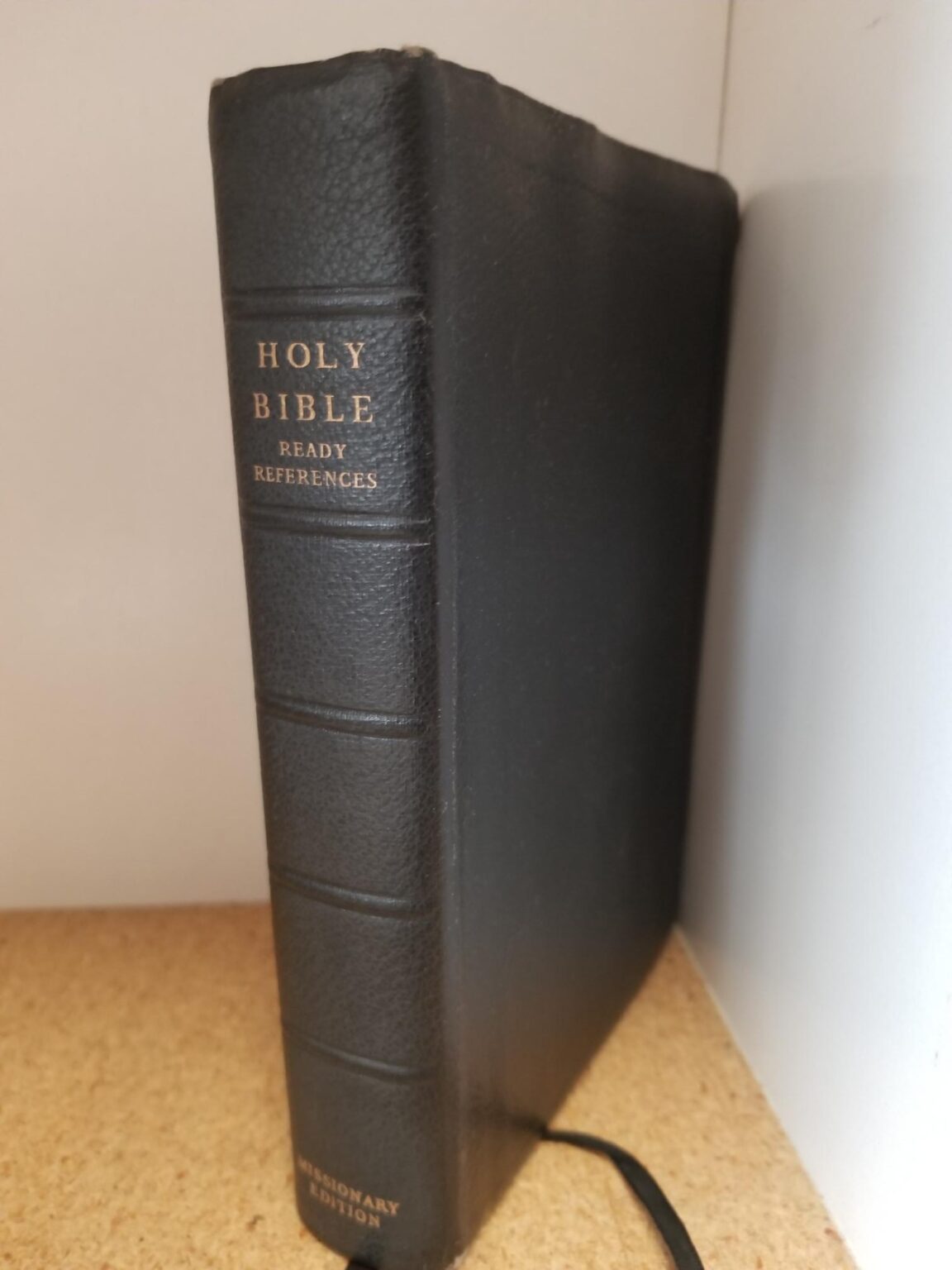 1973 — Holy Bible with Ready References — Missionary Edition — Black ...
