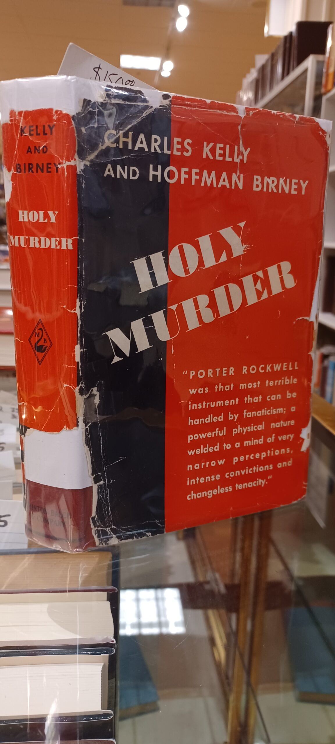 1934-Holy Murder- Charles Kelly and Hoffman Birney- hardback – Eborn Books