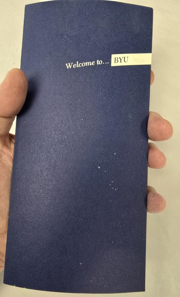 Welcome To BYU — Pamphlet — “Application for Single Student Housing ...