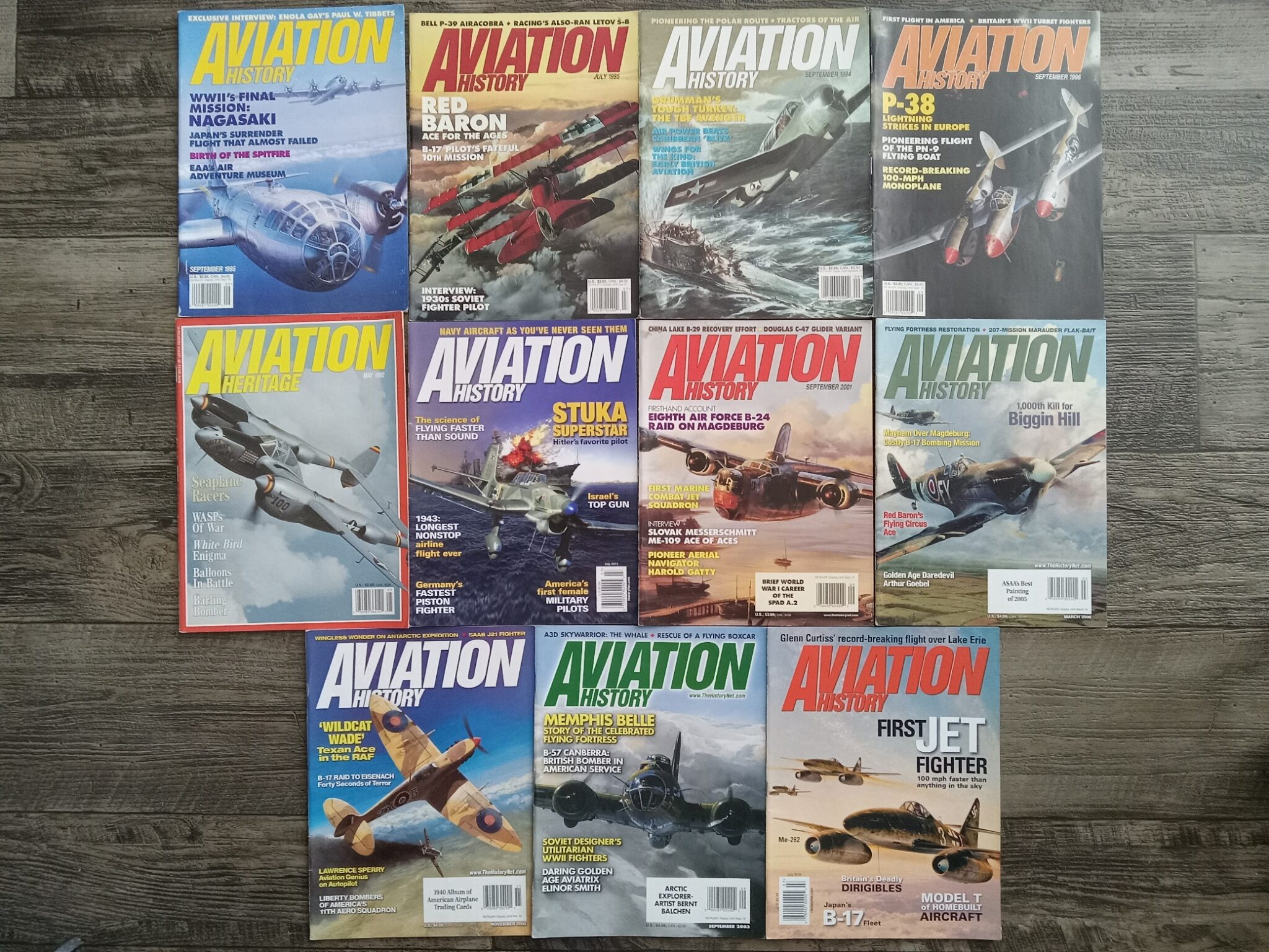 11 Aviation Magazines (See Details) – Eborn Books