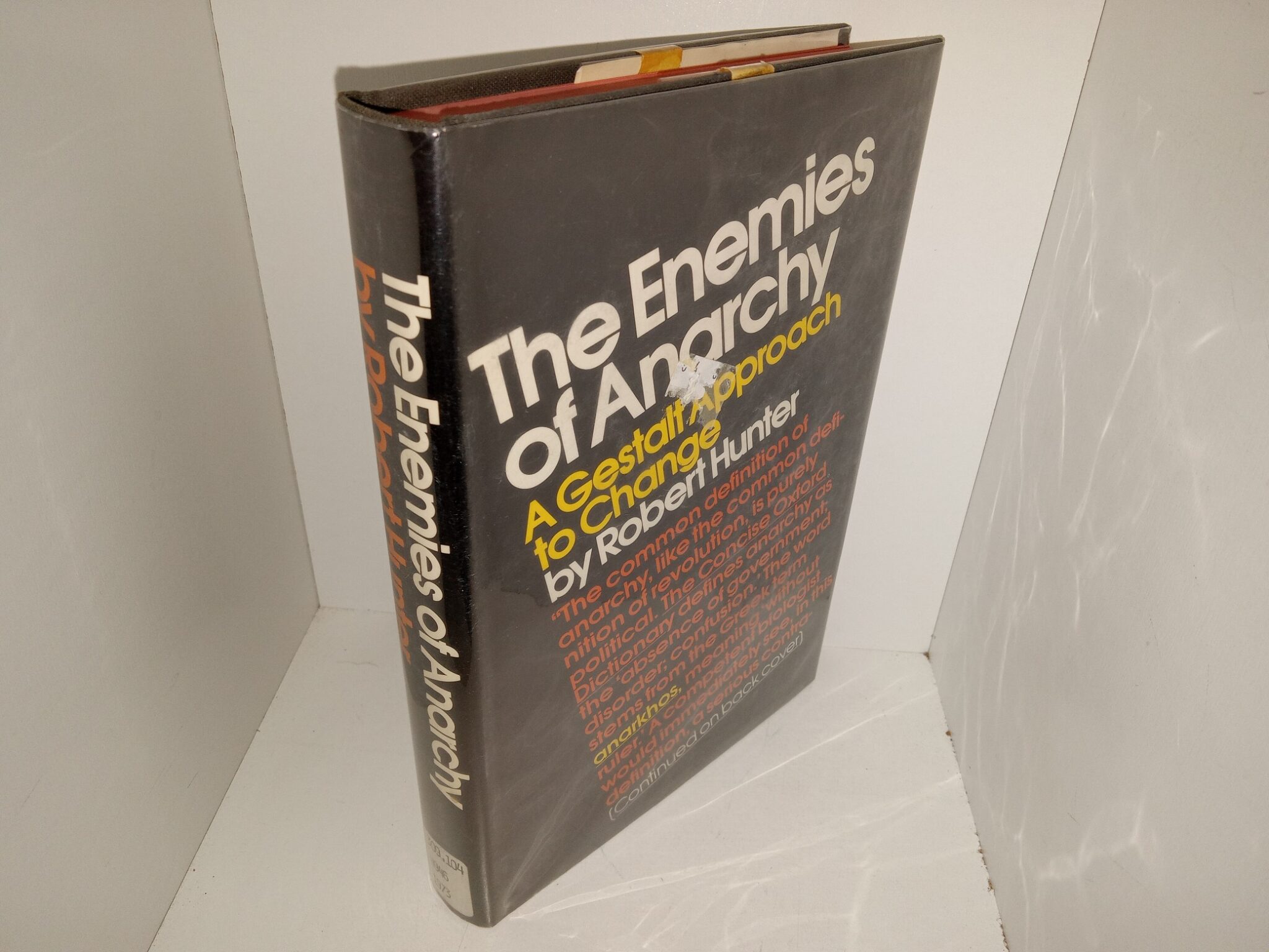 The Enemies of Anarchy: A Gestalt Approach to Change (Ex-library) (1971 ...