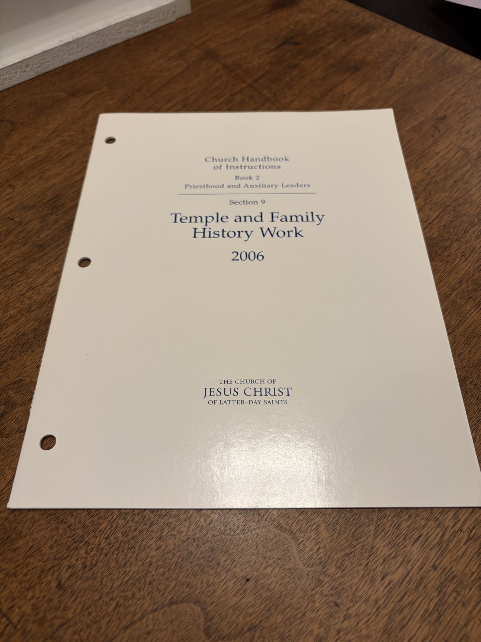 Church Handbook of Instruction: Book 2 Priesthood and Auxiliary Leaders ...