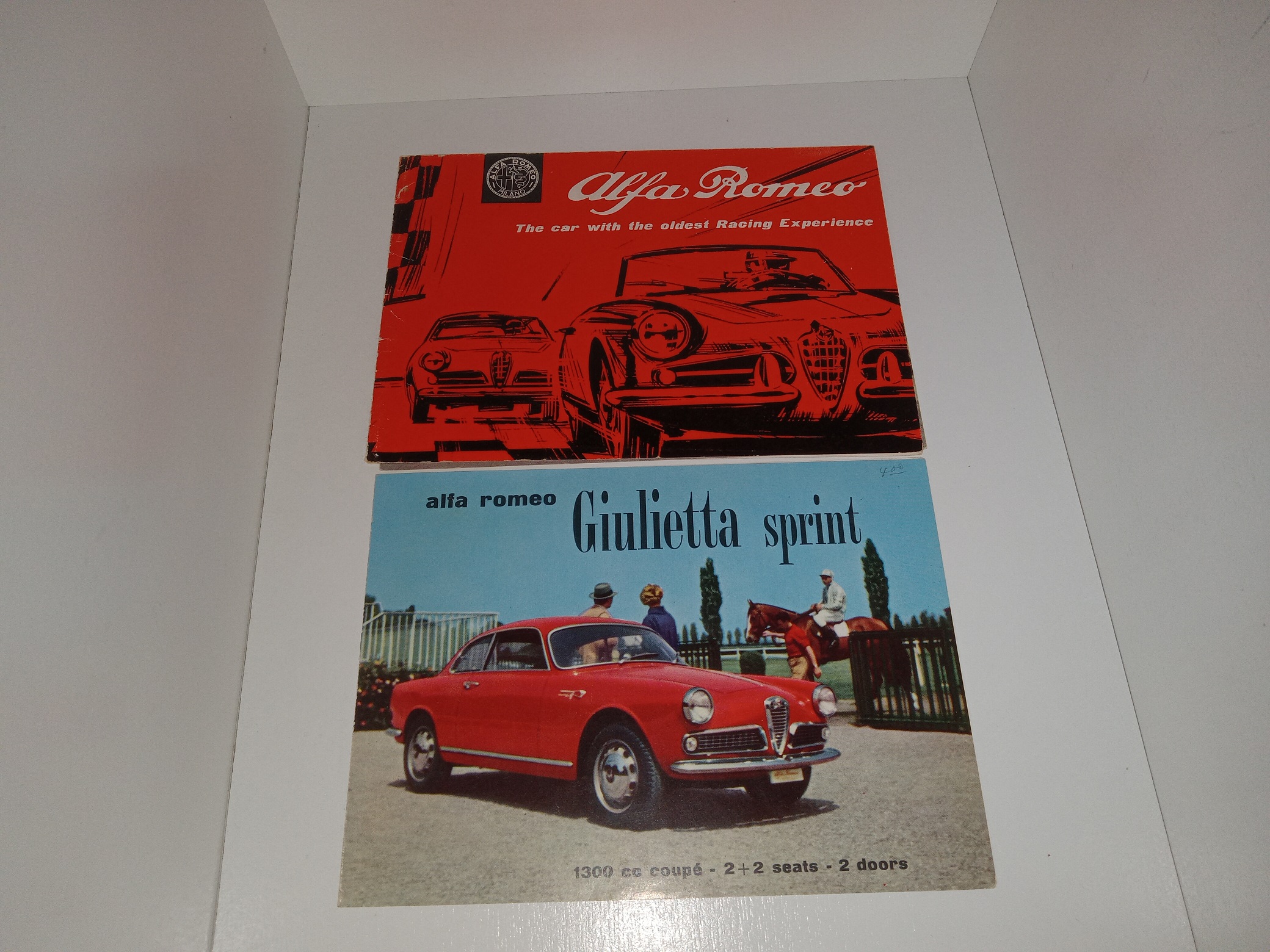 2 Automotive Pamphlets: Alfa Romeo: The Car with the Oldest Racing ...