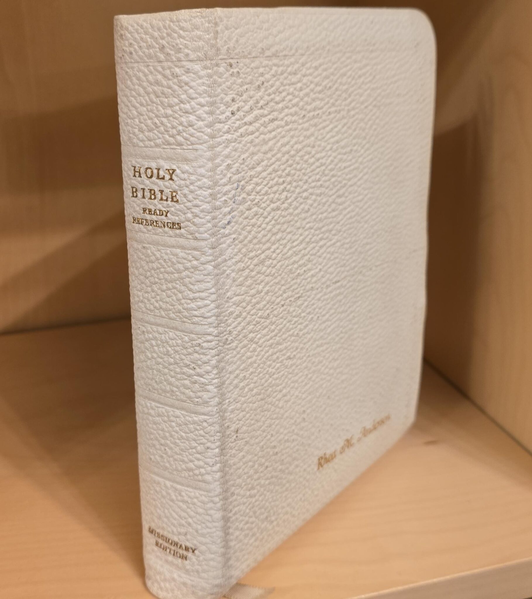 Holy Bible with Ready References / Missionary Edition / LDS / White ...