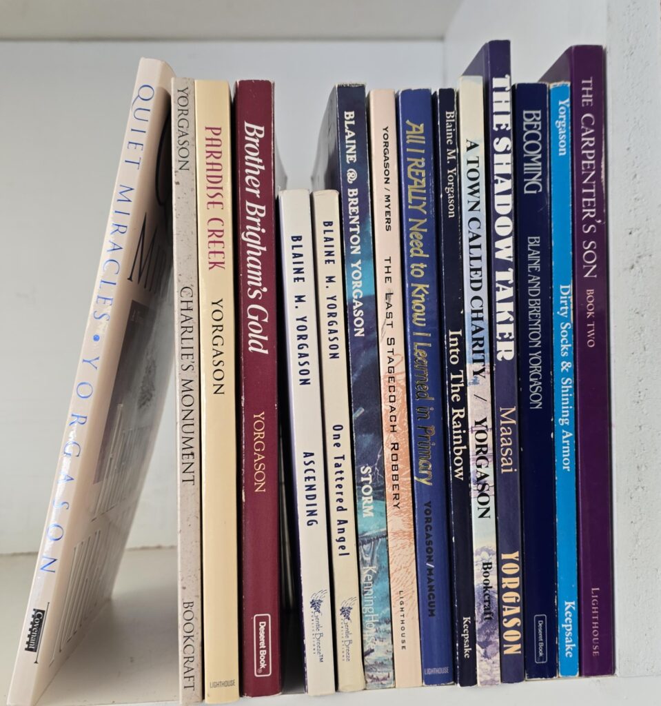 Collection of 15 LDS Novels by Blaine and Brenton Yorgason — Softbounds ...