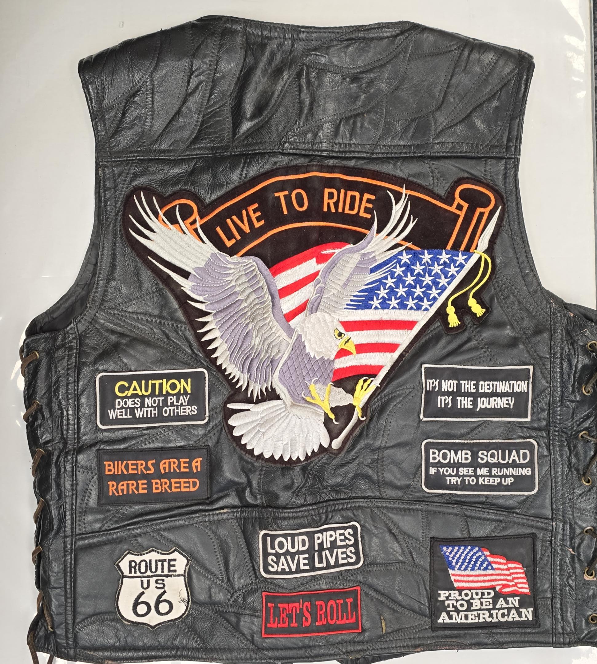 Diamond Plate Buffalo Leather Motorcycle Rider Jacket – Eborn Books