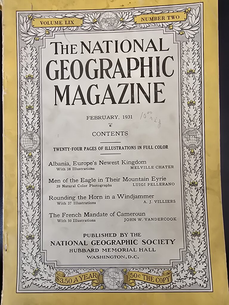 National Geographic Magazine — February, 1931 – Eborn Books